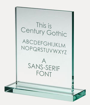 Optical Crystal Apex Iceberg Award 16cm Tall