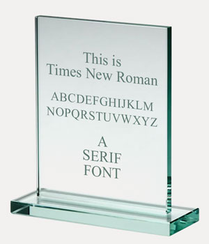 Optical Crystal Apex Iceberg Award 16cm Tall