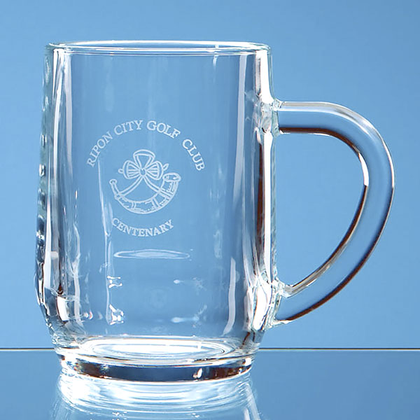 Engraved Crystal Tankards