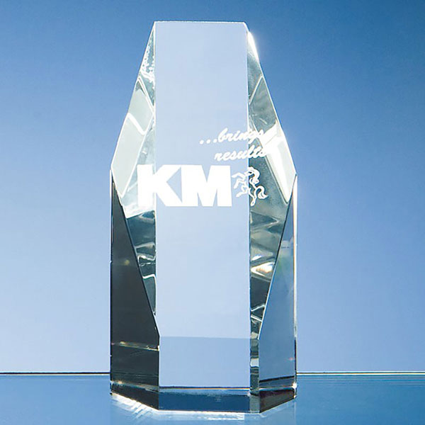 Engraved Optical Crystal Awards & Trophies