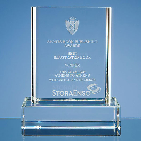 Engraved Optical Crystal Awards & Trophies