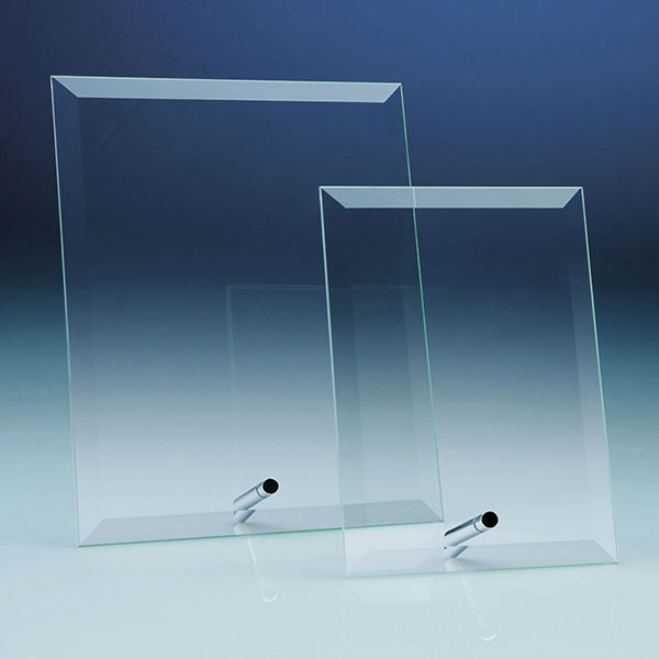 9in x 7in Bevelled Glass Plaque DY53