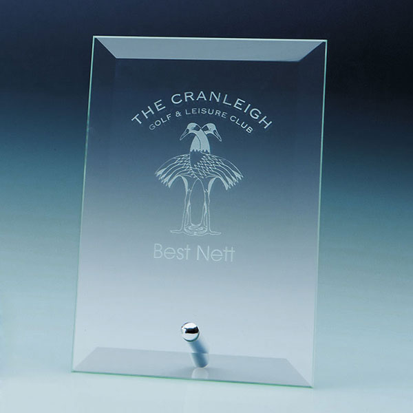 Engraved Crystal Plates & Curved Plaques from Crystal-Awards-Supplier.co.uk
