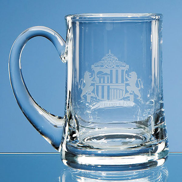 Engraved Crystal Tankards