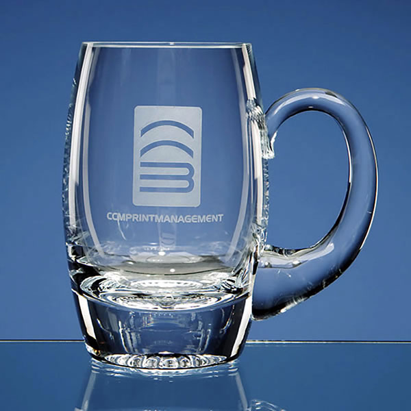 Engraved Crystal Tankards