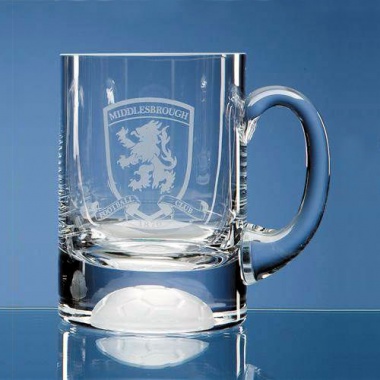 Engraved Crystal Tankards