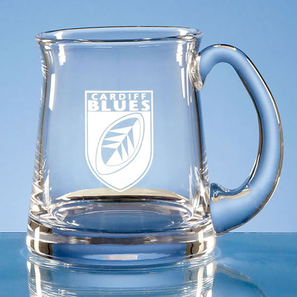 Engraved Crystal Tankards