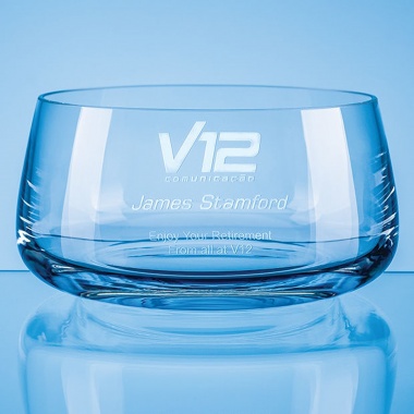 Crystal Bowls with Engraving Options