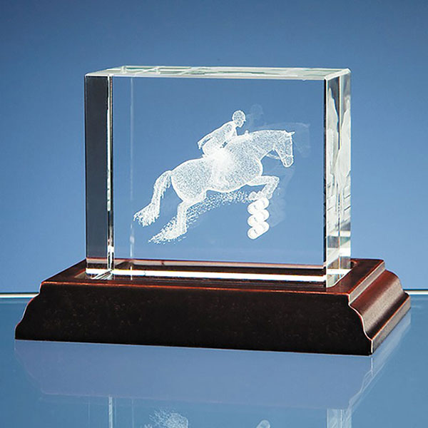 Engraved 3D Crystal Blocks