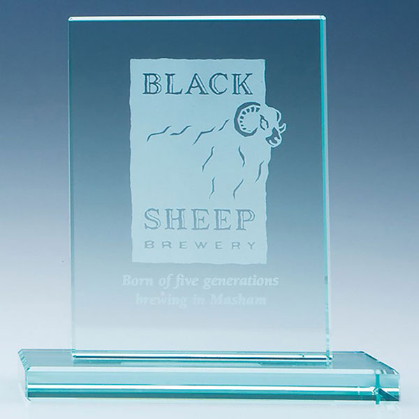 Engraved Flat Glass Awards & Plaques