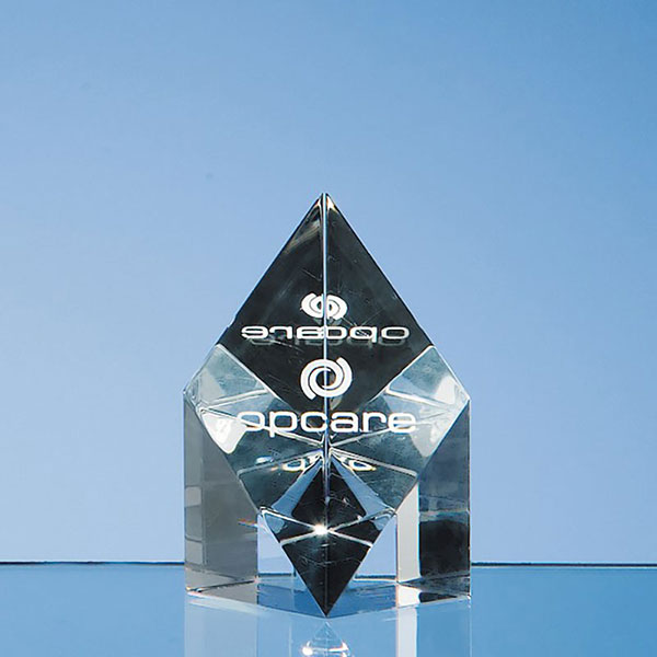 Engraved Optical Crystal Awards & Trophies