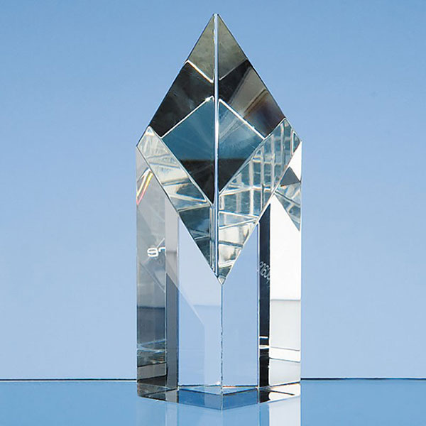 Engraved Optical Crystal Awards & Trophies