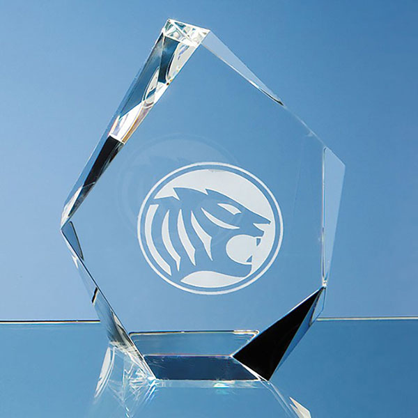 Engraved Optical Crystal Awards & Trophies
