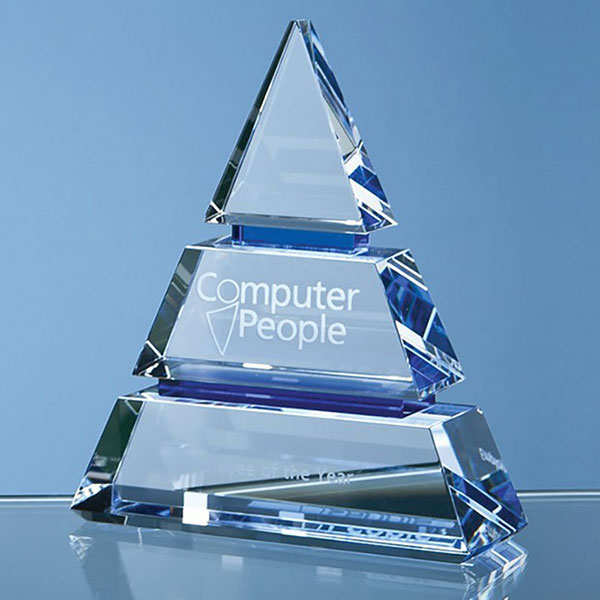 Engraved Optical Crystal Awards & Trophies