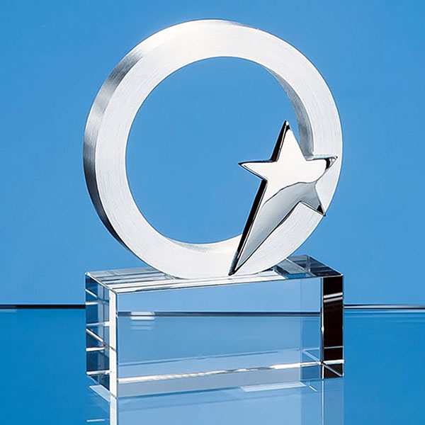 Engraved Crystal Star Awards & Trophies