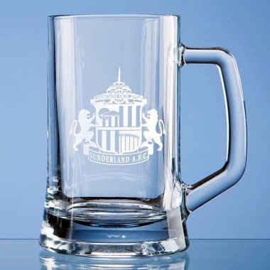 Engraved Crystal Tankards