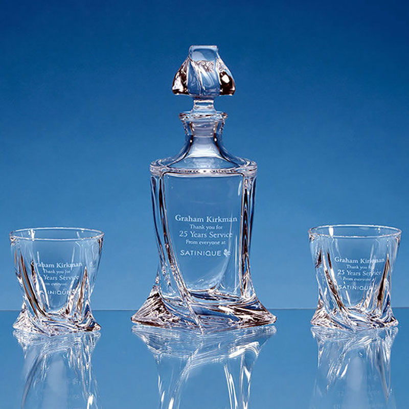 Spirit Decanter & Tumblers Boxed Gift Set