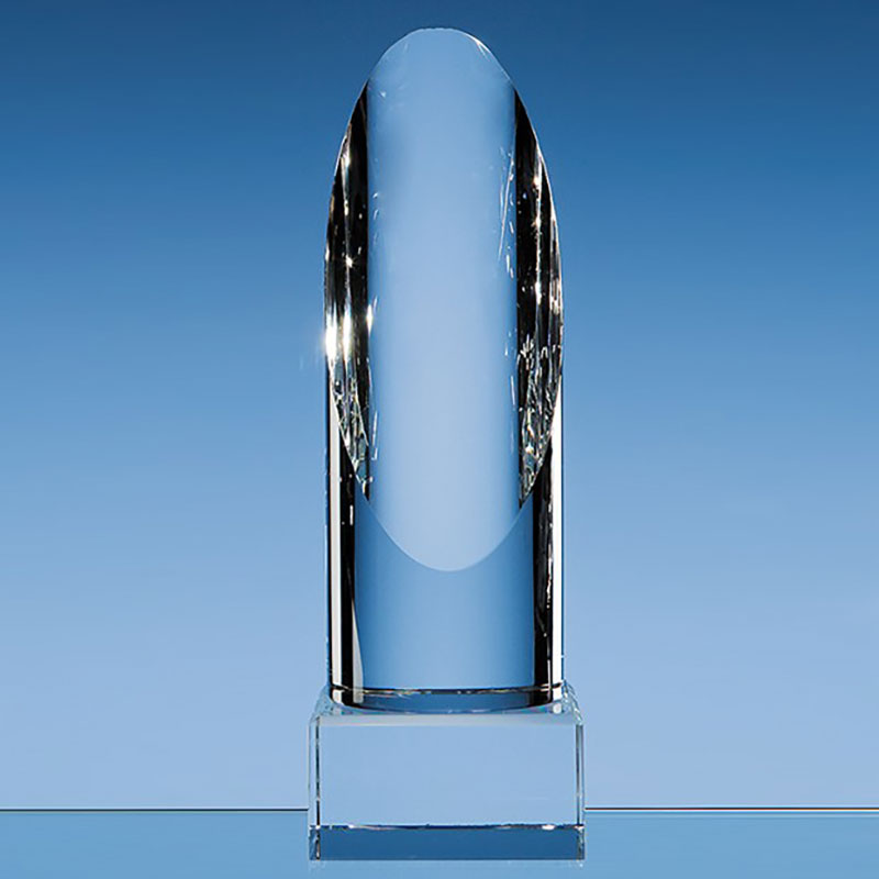 7.5in Optical Crystal Cylinder Award