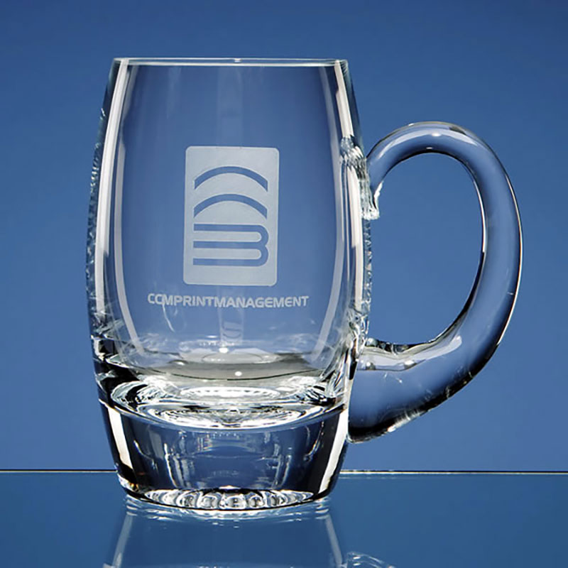 Crystal Plain Barrel Tankard