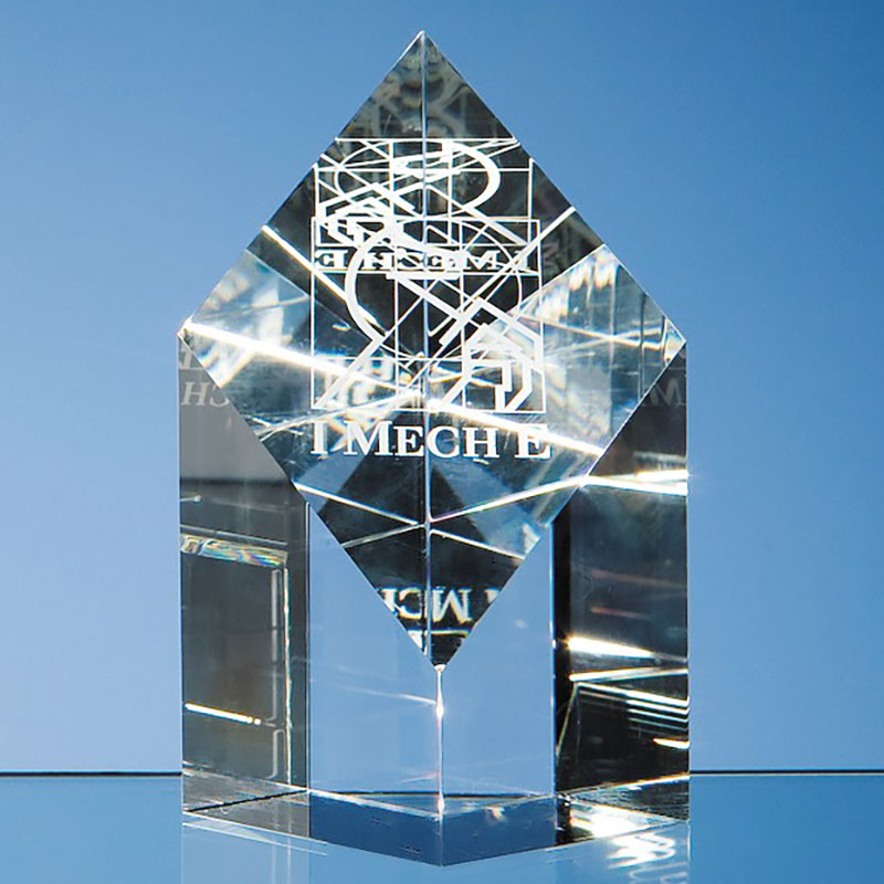 Crystal Diamond Awards Crystal Salver | Crystal Trophies, Trophy,